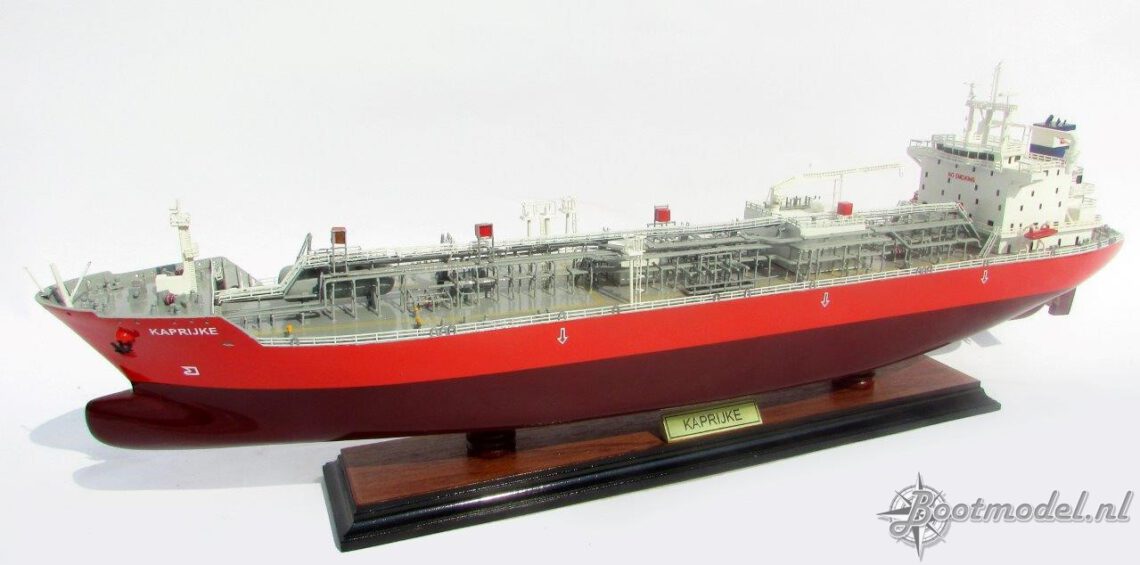 Kaprijke Exmar LPG Tanker scheepsmodel - Bootmodel.nl