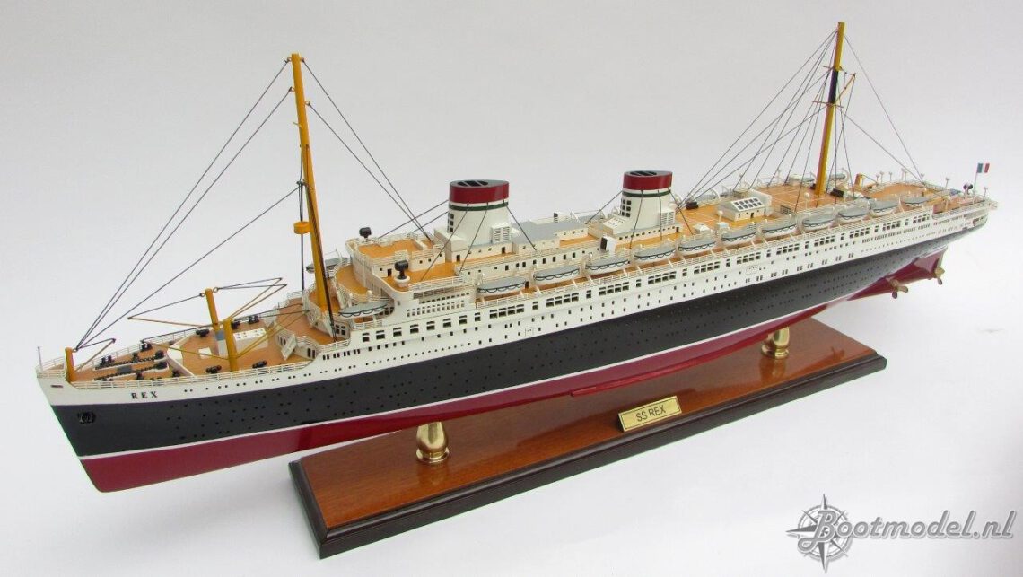 SS Rex scheepsmodel - Bootmodel.nl